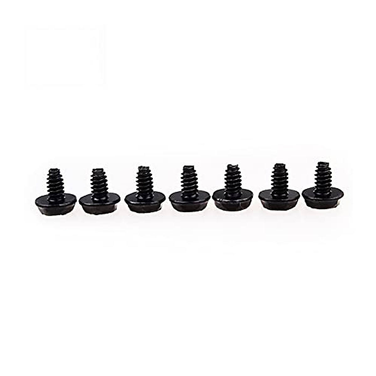 OPYTR Screw Anchors 50Pcs 6-32 * 6 Thread Teeth Outside Hex Computer PC Case Cooling Fan Toolless Adjustment Screw Thumbscrews Thumb Screw Anchors (Size : Black (50Pcs))