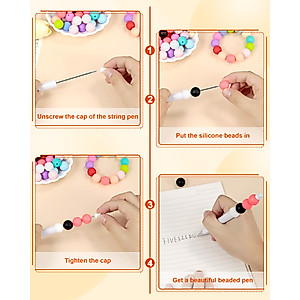 120PCS FIVEIZERO Silicone Beads, 20 Colors 14,15mm Silicone Beads Focal Beads Rubber Round Beads Mixed Color Silicone Beads Bulk for DIY and Keychain Accessories Silicone Beads Crafts Making