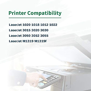 ZIPRINT Compatible Toner Cartridges Replacement for HP 12A Q2612A for HP Laserjet 1010 1020 1012 1022 1022n 3015 3055 1018 3030 Canon Imageclass D420 D450 D480 MF4150 MF4350D MF4270 (Black, 2-Pack)