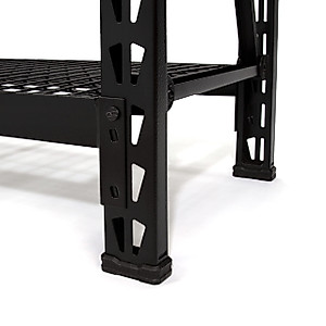 DEWALT 4-Foot Tall, 3 Shelf Steel Wire Deck Industrial Storage Rack, Adjustable for Custom Workshop/Garage Storage Solutions, Total Capacity: 4,500 lbs.