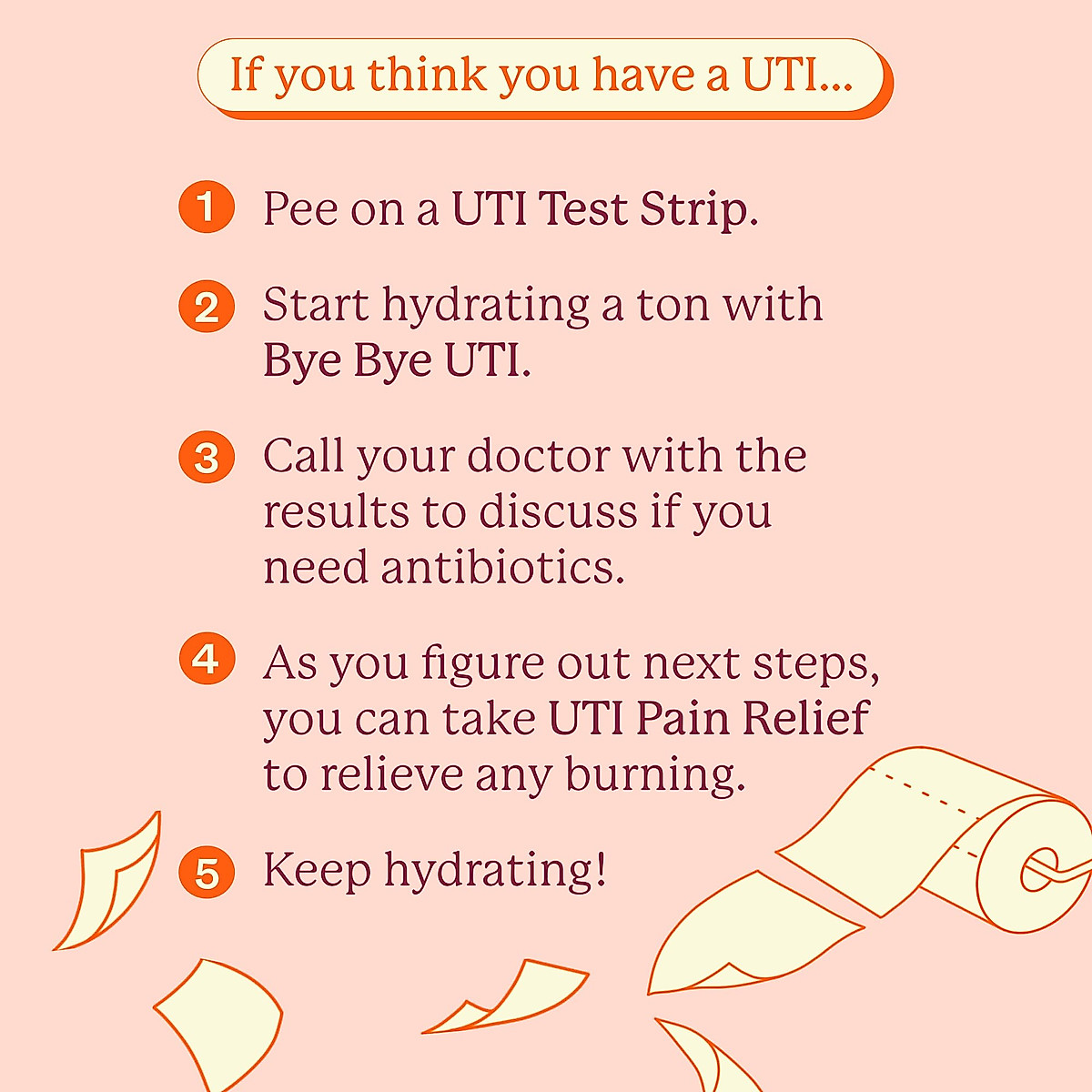 Cheeky Bonsai, UTI Care Kit Bundle - Complete UTI Care Kit Contains: Cheeky Bonsai Bye Bye UTI Drink Mix, Cheeky Bonsai UTI Test Strips, and Cheeky Bonsai UTI Pain Relief