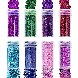 ZORETCO 30PCS Embroidery Diamond Painting Storage Containers Bead Organizer Jars with Lids for DIY Diamond Crafts Nail Art Glitter Seeds（Diamonds not Included）