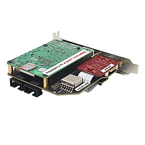 Geekworm KVM-A8 PCIe Version for Raspberry Pi 4 Model B KVM Over IP Support KVM V3 PoE ATX HDMI CSI (Not Include Raspberry Pi)