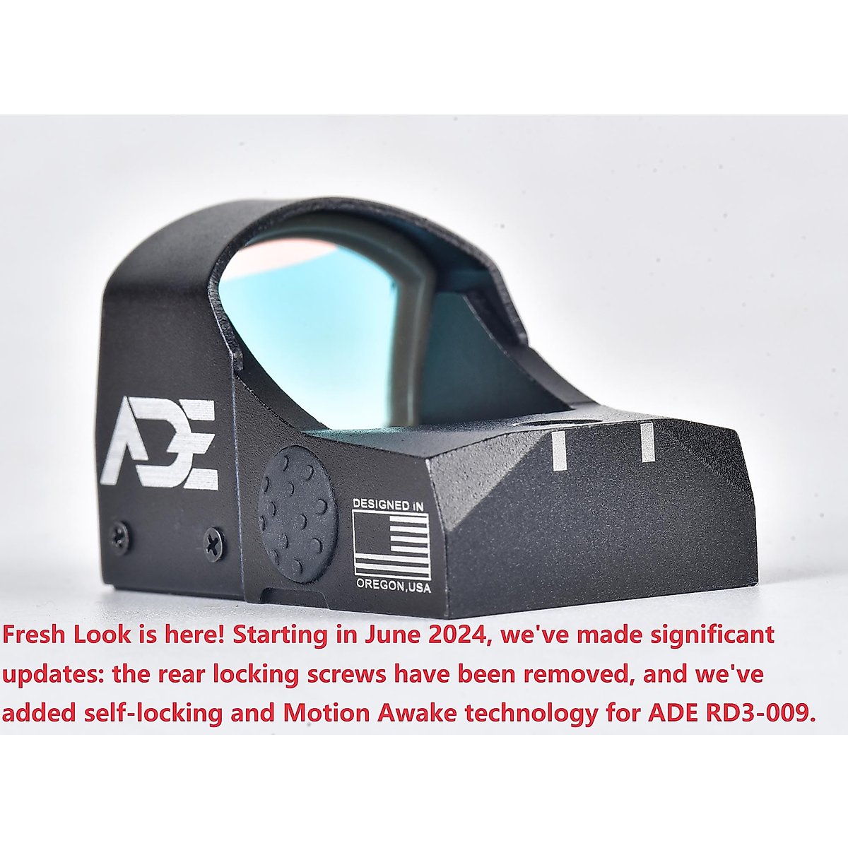 Ade Advanced Optics Crusader RD3-009 Red Dot Reflex Sight + Optic Mounting Plate for Sig Sauer P320 M17 / M18 Pistol