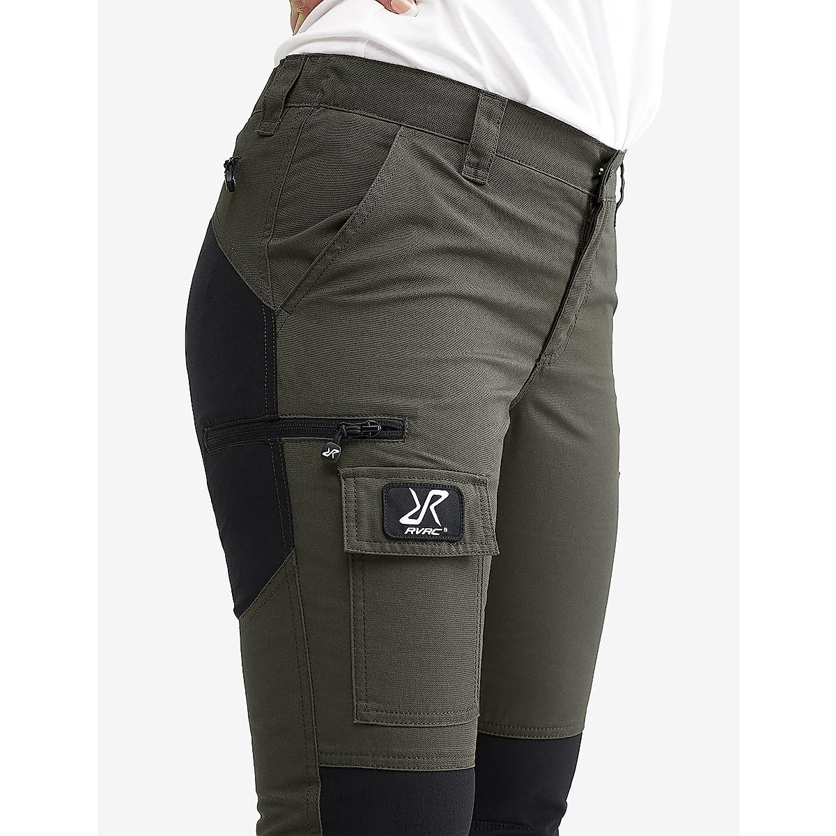 RevolutionRace Women’s Nordwand Pants, Durable Pants for All Outdoor Activities, Mossgrey, XL