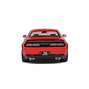 Solido S1805702 1:18 2020 Dodge Challenger R/T Scat Pack Widebody-TorRed Collectible Miniature car, Red,Unisex Adult
