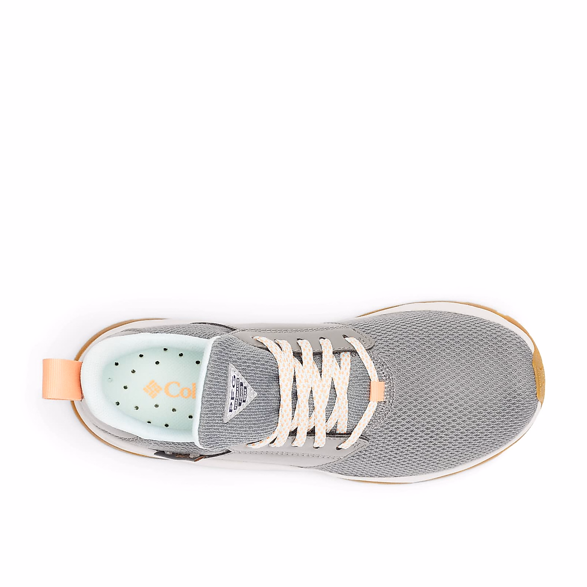 Columbia Womens Tamiami PFG Boat Shoe, Titanium Ii/Bright Nectar, 7.5 US