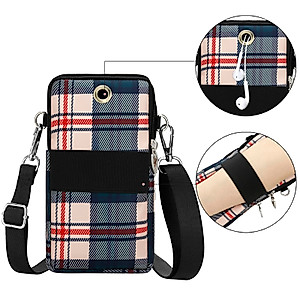 DOB SECHS Crossbody Wallet,Crossbody Bags for Women,phone purse,Shoulder Strap Wallet Pouch, for Women Mini Crossbody Sports Cell Phone Purse-Black