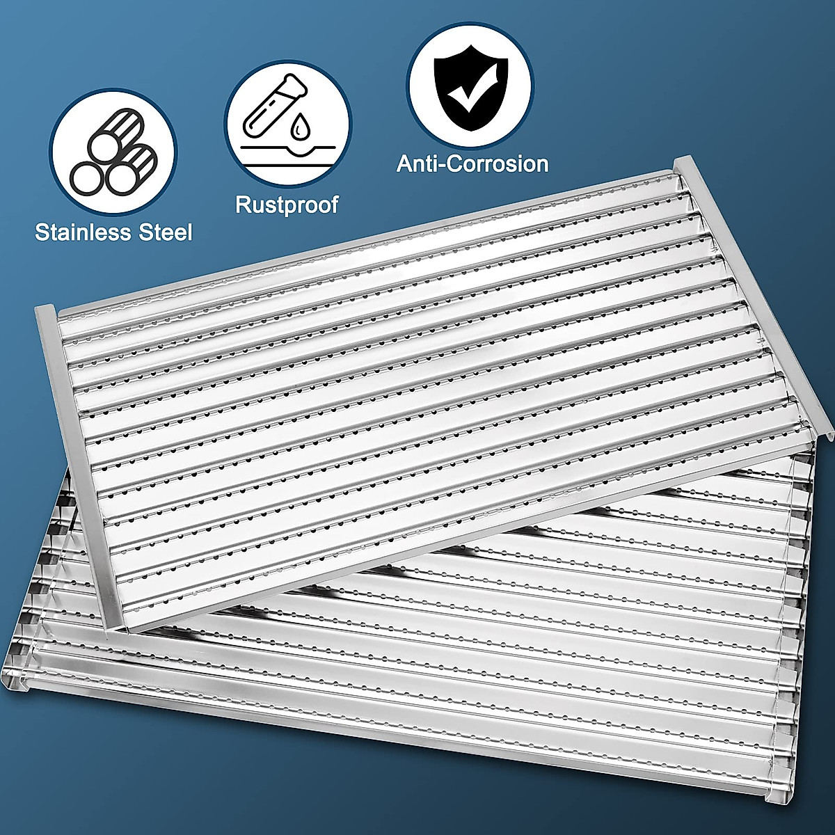 Adviace Grill Parts for Charbroil 463642316 463644220 463245518 463675016 463246118 463632320 463632520 463675016P1, Replacement Cooking Grate Infrared Emitter G362-2100-W1 for Charbroil Grills