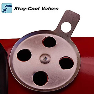 Raptor Grilling - Optimized Portable Charcoal Grill Smoker - Barbecue for Camping, Tailgating & Travel – Go Anywhere With This Tabletop Outdoor BBQ Cooker and Char-Grill, Broil, Smoke or Hibachi-BLACK