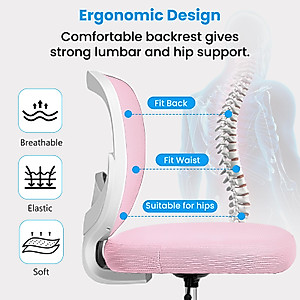Razzor Drafting Chair Tall Office Chair for Standing Desk Chairs with Adjustable Height Footrest, Armless High Desk Chair Ergonomic Rolling Stool