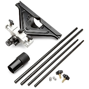 DEWALT Router Edge Guide, Fine Adjustment, Vacuum Adaptor (DW6913)