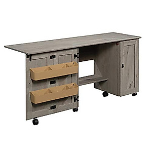 Sauder Miscellaneous Storage Sewing/Craft Cart, Mystic Oak finish