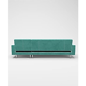 Gold Sparrow Houston Sectional, Aqua