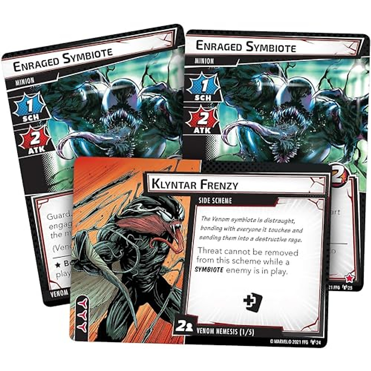 Marvel Champions The Card Game Venom HERO PACK - Superhero Strategy Game, Cooperative Game for Kids and Adults, Ages 14+, 1-4 Players, 45-90 Minute Playtime, Made by Fantasy Flight Games