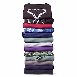 Woman Within Women's Plus Size Fleece Sweatshirt Set - 2X, Chocolate