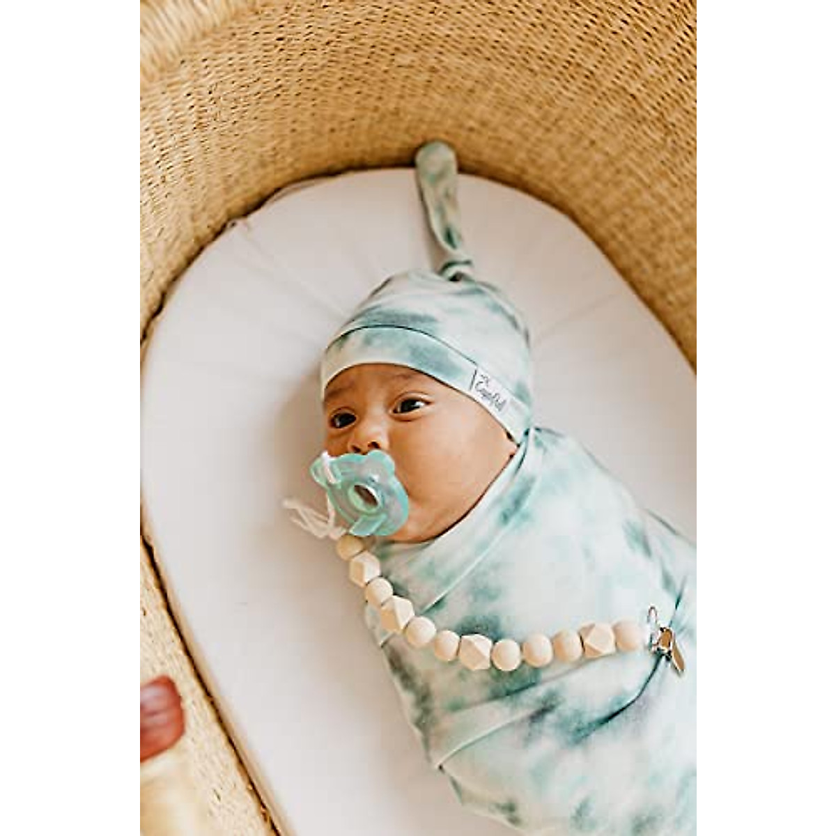 Copper Pearl Large Premium Knit Baby Swaddle Receiving Blanket Bahama