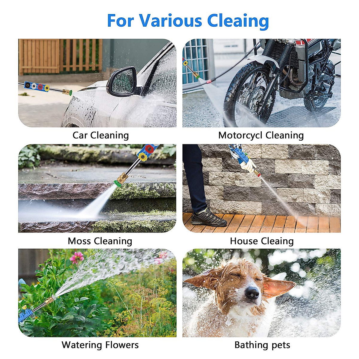 mrliance Electric Pressure Washer 1.8GPM Power Washer 1800W High Pressure Washer Cleaner Machine with 4 Interchangeable Nozzle & Hose Reel, Best for Cleaning Patio, Garden,Yard