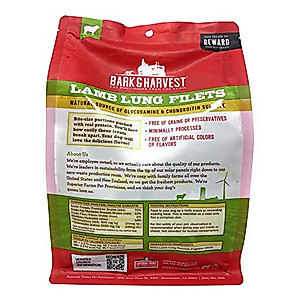 Superior Farms Pet Provisions Lamb Lung Dog Treats | All Natural Dog Snacks from Our Farms | Real Protein Dog Chews | 100% Lamb. (Lung Fillets (8 oz.))