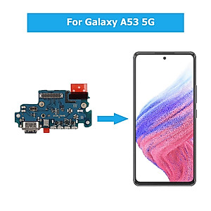 [New] Duotipa USB Charger Dock Connector for Samsung Galaxy A53 5G USB Charging Port Flex Cable Replacement for SM-A536U Charger Dock Board Connector.