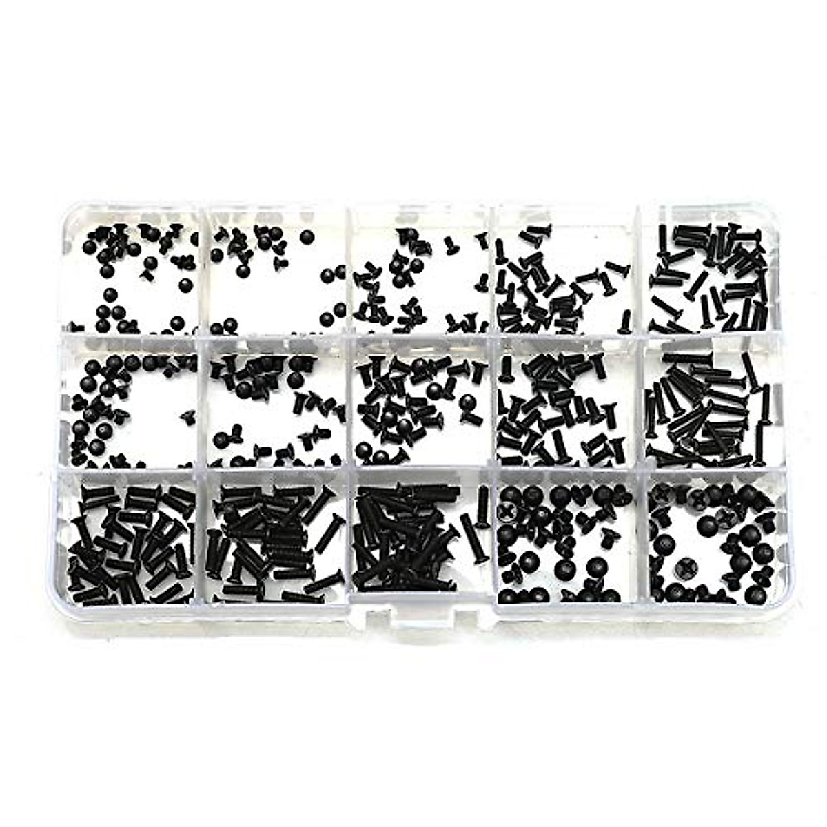 NLXTXQC 450Pcs M2/M2.5/M3 Cross Screws Laptop Screws Box Set Compatible with HP Compatible with Lenovo Compatible with Samsung Compatible with IBM