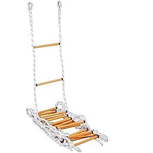 Rescue Ladder - Reusable Emergency Ladders, Safety Escape Rope Ladder, for 2-3 Story Home Window Balcony Railing Treehouse (Size : 8M)