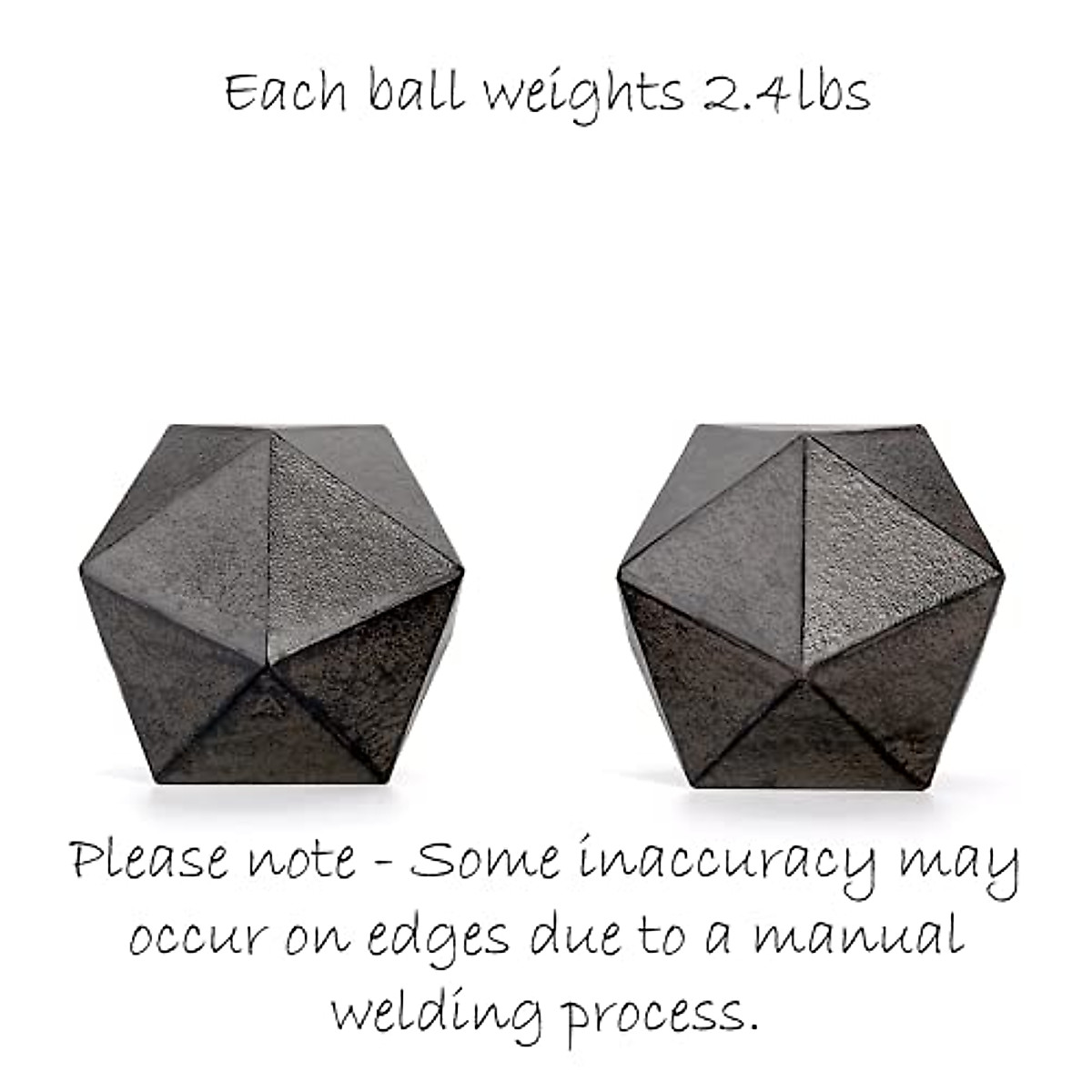 Ambipolar Geometric Decorative Ball Shaped Bookends, Modern Cast Iron Black Bookends for Office Desk, Book Shelf, Room Decor, Home Office, Book Stand or Organizer, Set of 2. Antique Black