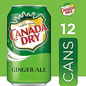 Canada Dry Ginger Ale Soda, 12 fl oz cans (Pack of 12)