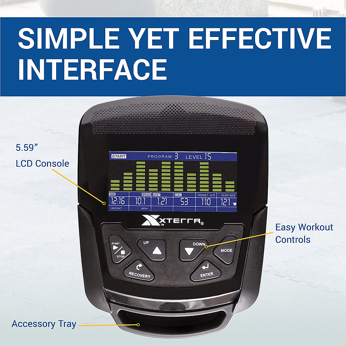 XTERRA Fitness FS2.5 Elliptical Trainer Machine