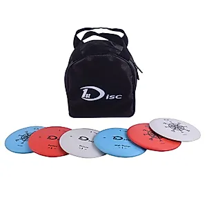 Disc Golf Starter Set-2 PCS Putter, 2 PCS Mid-Range, 2 PCS Driver with Bag