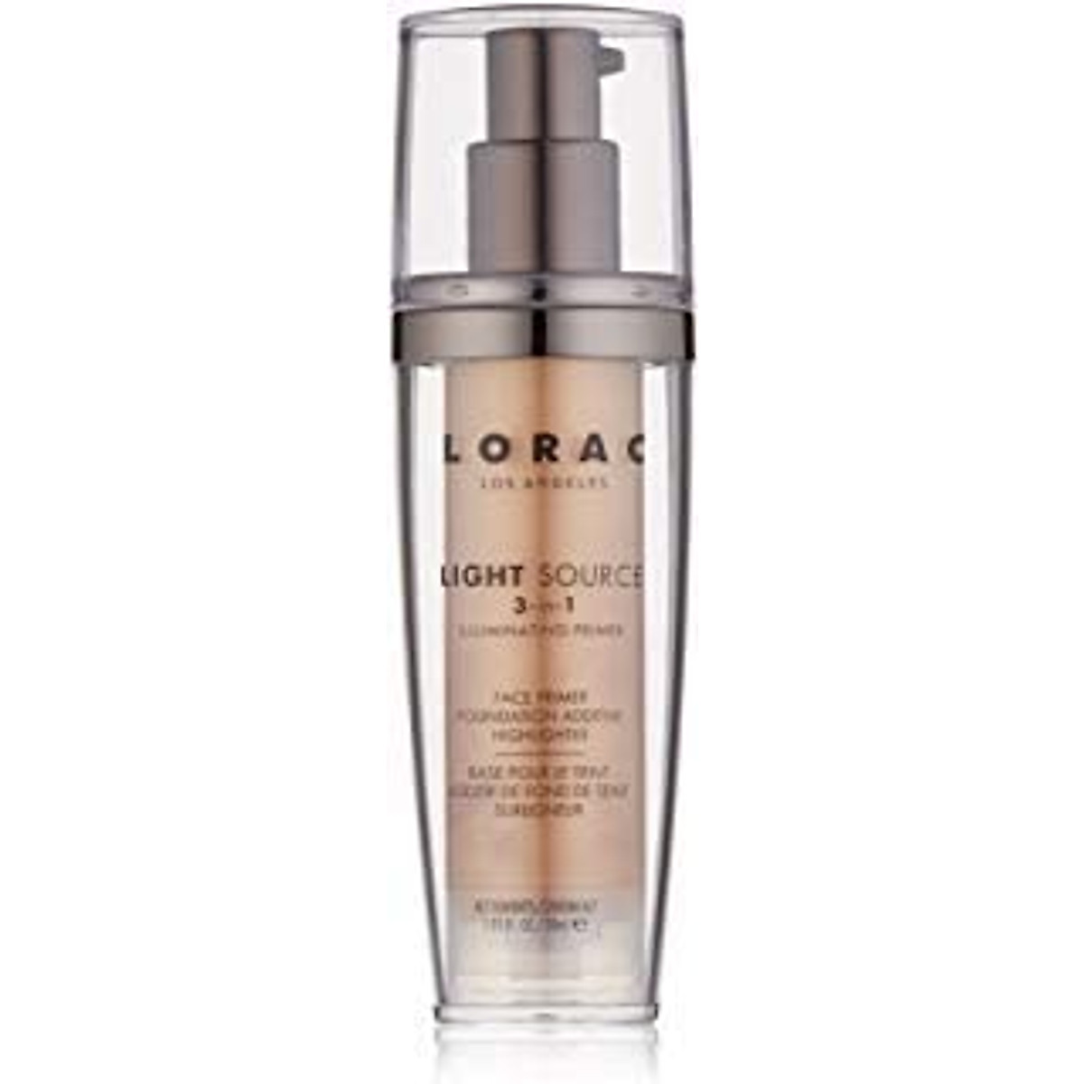 LORAC Light Source Illimunating 3 in 1 Primer, Dusk, 1.01 Fl Oz