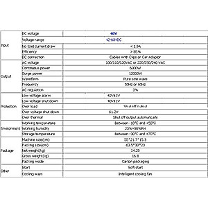 GOWE 6000W 48VDC 100/110/120VAC or 220/230/240VAC Pure Sine Wave PV Inverter Off Grid Solar& Wind Power Inverter PV Inverter