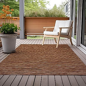 Dalyn Rugs Indoor/Outdoor Laidley LA1 Red Washable 8' x 10'