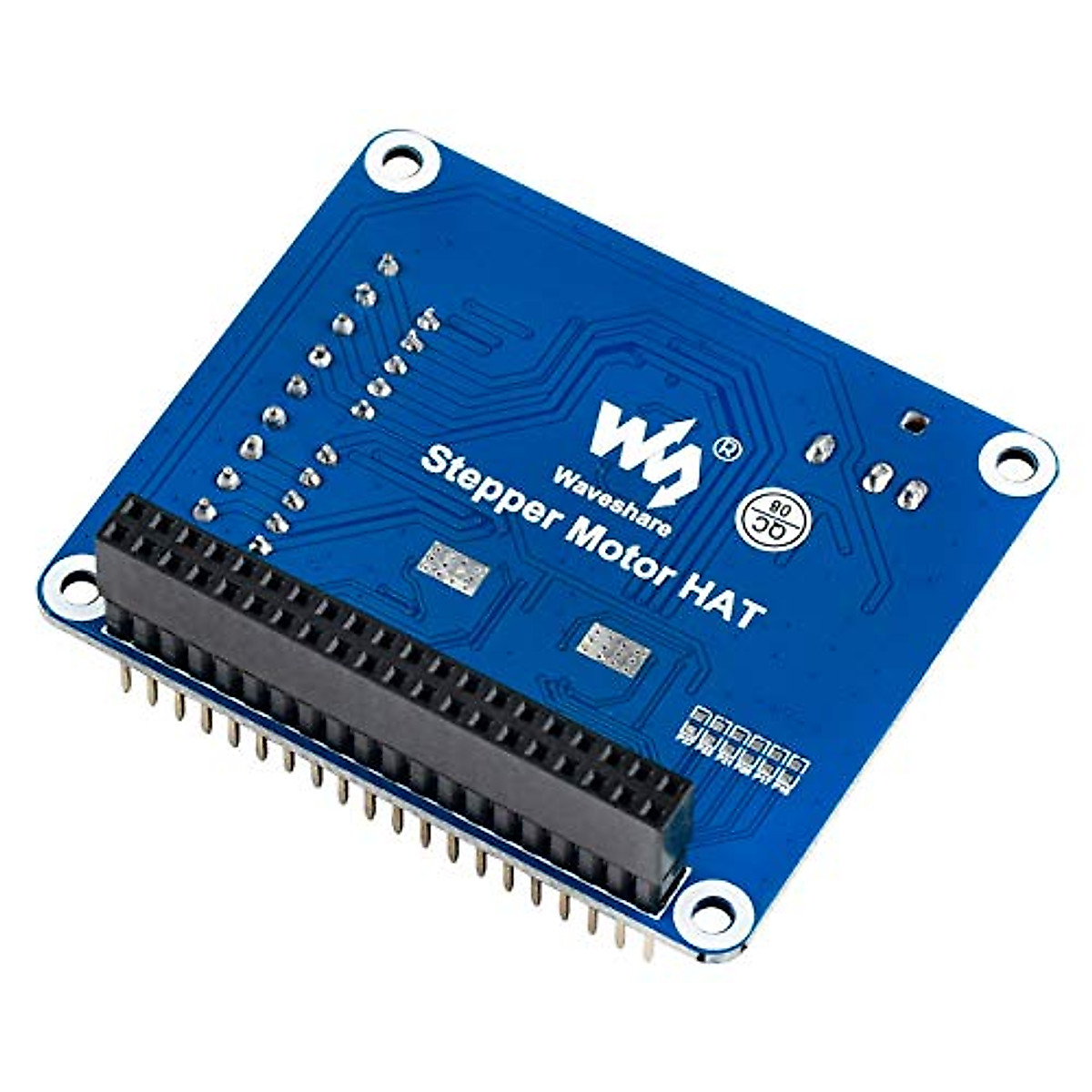 Stepper Motor HAT for Raspberry Pi 4B/3B+/2B/B+/Zero/W/WH/and Jetson Nano,DRV8825 Motor Controller Drives Two Stepper Motors, Up to 1/32 Microstepping,Use for 3D Printer,Sculpturing Machine etc