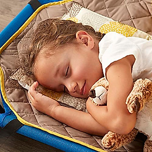 CR4Kids ELR-16203-CLHN Nap Mat, Large, Brown/Yellow