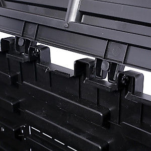 Tomkate Outdoor Compost Bin, 90 Gallons (340L) Large Garden Compost Bin with Top Lid and Bottom Door, BPA Free Material, Easy Assembling, Lightweight, Fast Creation of Fertile Soil