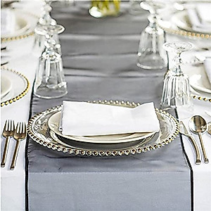 KOWMcp Dinner Plates Western Food Plate Gold Bead Plate Glass Disc (Color : 2)