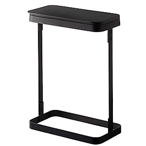 Yamazaki 5402 Trash Bag Holder, Slim, Black, Approx. W 10.2 x D 5.7 x H 15.0 inches (26 x 14.5 x 38 cm), Lid Opening Approx. 19.9 inches (50.5 cm), Luce LUCE Trash Bag Easy to Take Out Trash Bag