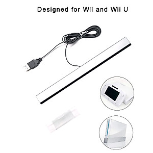 Otakulicious Wii Sensor Bar USB for Wii U Motion Dolphin Bar for Nintendo Console
