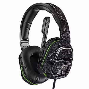 MightySkins Skin Compatible with PDP Xbox One Afterglow LVL 3 Headset - Onyx Marble | Protective, Durable, and Unique Vinyl wrap Cover | Easy to Apply, Remove, and Change Styles | Made in The USA