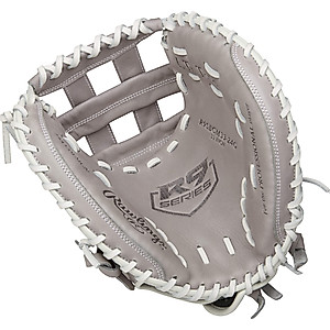 Rawlings R9 Series Fastpitch Softball Catchers Mitt, Pro H Web, 33 inch, Right Hand Throw
