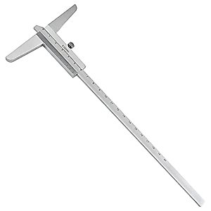 Utoolmart Depth Gauge Vernier Caliper 200mm X 0.02mm Carbon Steel Measuring Tool 1Pcs