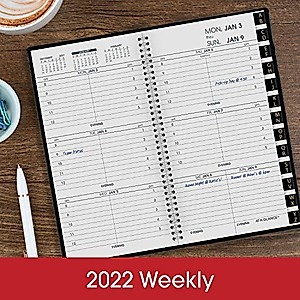 2022 Pocket Calendar by AT-A-GLANCE, Weekly Appointment Book & Planner, 3-1/4" x 6-1/4", Pocket Size, Refillable, Black (7000805)