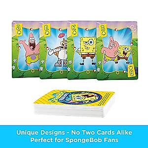 AQUARIUS SpongeBob Playing Cards - SpongeBob SquarePants Themed Deck of Cards for Your Favorite Card Games - Officially Licensed SpongeBob Merchandise & Collectibles