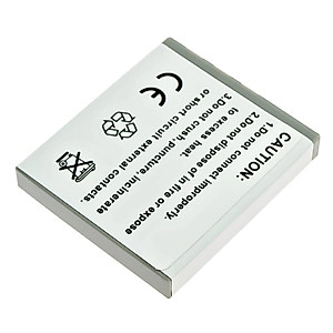 SDDLI95 Rechargeable Lithium-Ion Battery - Ultra High Capacity (900mAh 3.7V) Replacement For The Pentax D-LI95 Battery