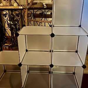 QLXHBOT Wire Cube Connectors Plastic Storage Cube Connectors, Wire Grid Cube Organizer Connector for Modular Closet Storage Organizer and Wire Shelving,30Pcs