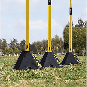 SKLZ Pro Training Telescoping Agility Poles for Soccer Drills and Training (Set of 8)