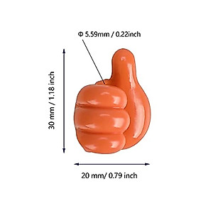 TICHEROMU 32 Pcs Thumb Hooks Silicone Cable Clips Self Adhesive, Cable Holder, Cable Organiser, Creative Adhesive Thumb Cable Clip Key Hook Wall Hangers