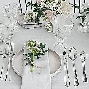 20-Piece Silverware Set, Modern Flatware Utensil Cutlery Set for 4, Food Grade Stainless Steel Tableware Includes Knife Spoons and Forks Set, Mirror Polished, Dishwasher Safe