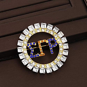 CENWA Sigma Gamma Rho Sorority Brooch Pin 1922 Sorority Paraphernalia Gift Greek Sorority Jewelry Gift (SGR round Pin2)